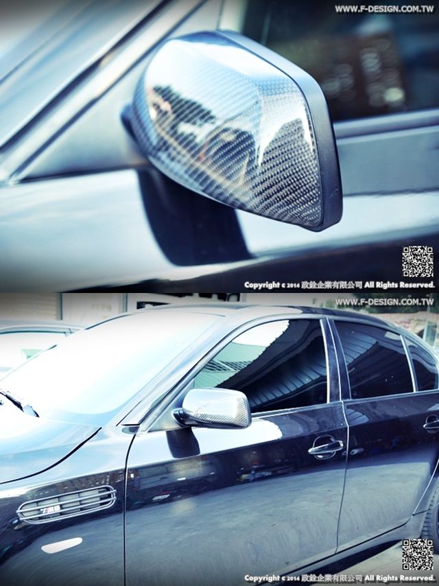 AIRWING CO.,LTD. - Products - E60 E61 - OEM style Carbon fiber mirror ...