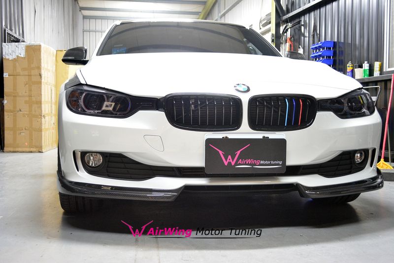 AIRWING CO.,LTD. - Products - F30 - AirWing style Carbon Front Splitter ...