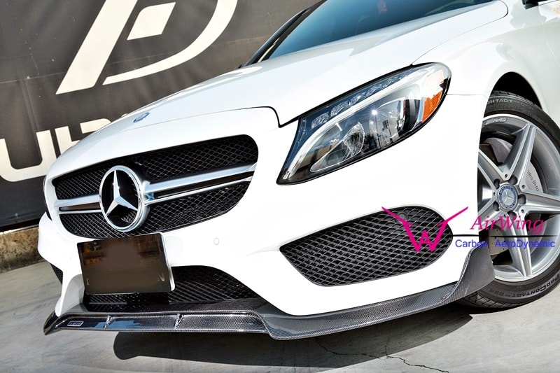 AIRWING CO.,LTD. - Products - W205 Sedan - BARBUS style carbon Front ...