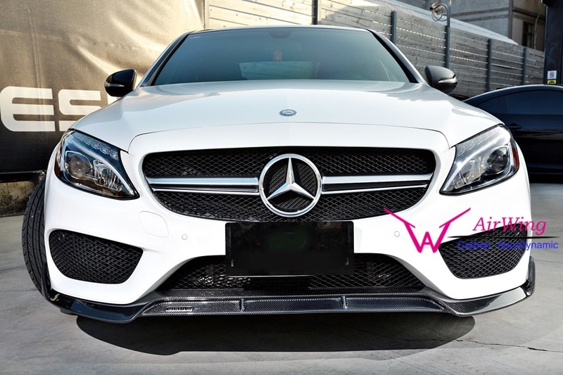 AIRWING CO.,LTD. - Products - W205 Sedan - BARBUS style carbon Front ...