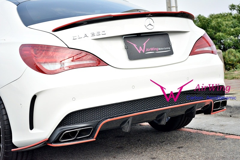 AIRWING CO.,LTD. - Products - W117 - REVO style Carbon Rear Diffuser ...