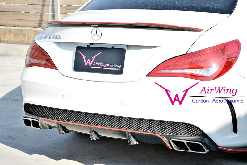 AIRWING CO.,LTD. - Products - W117 - Big Fin style Carbon Rear Diffuser ...