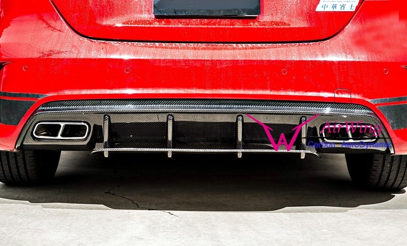 AIRWING CO.,LTD. - Products - W176 – FL ED1 style carbon rear Diffuser ...