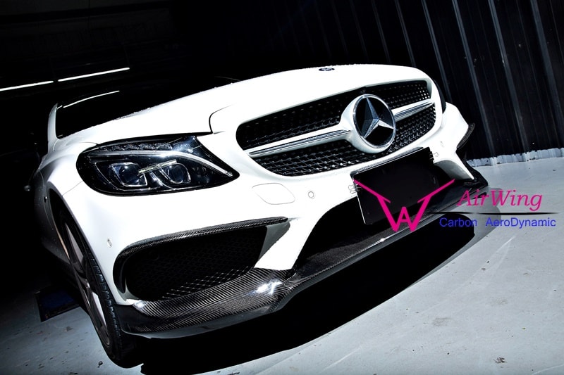 AIRWING CO.,LTD. - Products - W205 Sedan - Carlsson style Carbon Front ...