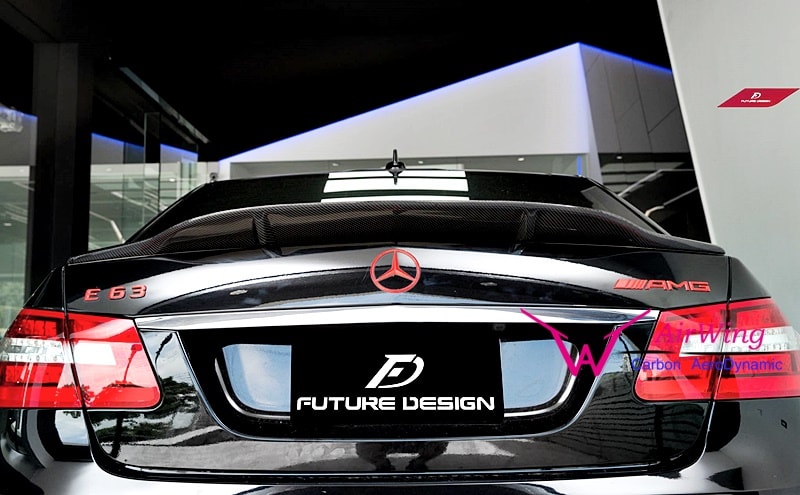 AIRWING CO.,LTD. - Products - W212 - AirWing style Carbon Trunk Spoiler ...
