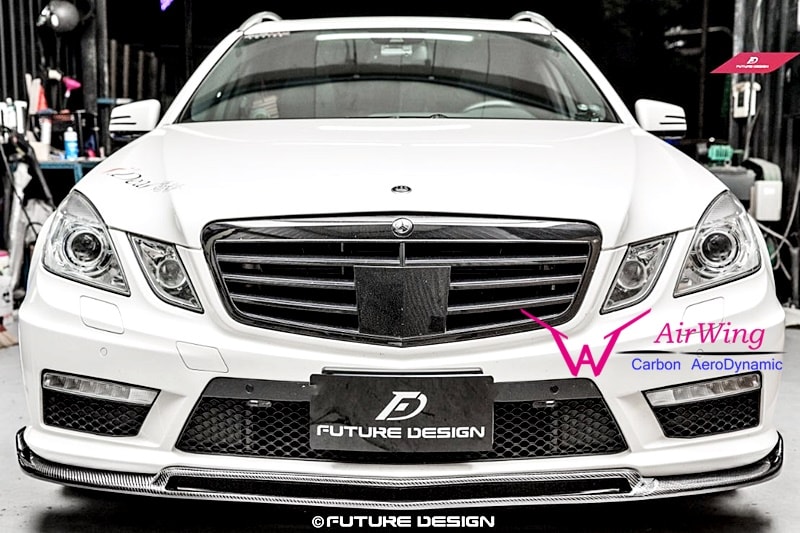AIRWING CO.,LTD. - Products - W212 E63 – BRABUS style Carbon Front Lip ...