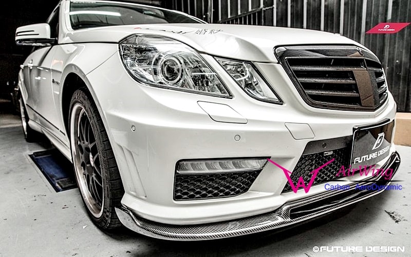 AIRWING CO.,LTD. - Products - W212 E63 – BRABUS style Carbon Front Lip ...