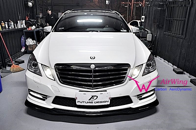 AIRWING CO.,LTD. - Products - W212 - GODHAND style Carbon Front Lip ...