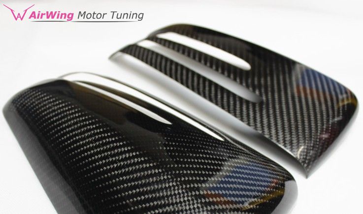 AIRWING CO.,LTD. - Products - W176 - AMG style Carbon mirror cover ...