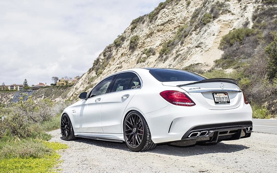 AIRWING CO.,LTD. - Products - W205 C63- PSM style Carbon Rear Diffuser ...