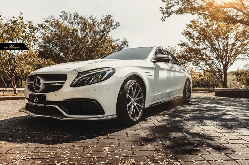 AIRWING CO.,LTD. - Products - W205 C63 Sedan - PSM style carbon Front ...