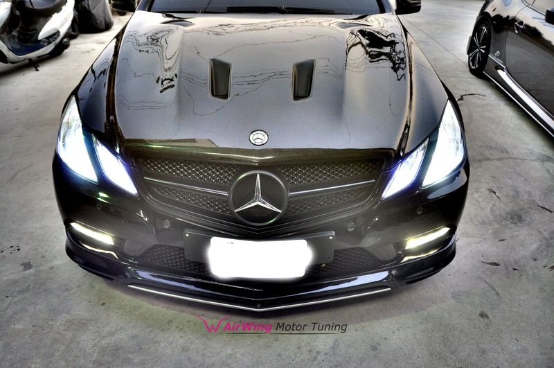 AIRWING CO.,LTD. - Products - W207 – Black Series style Carbon Hood ...