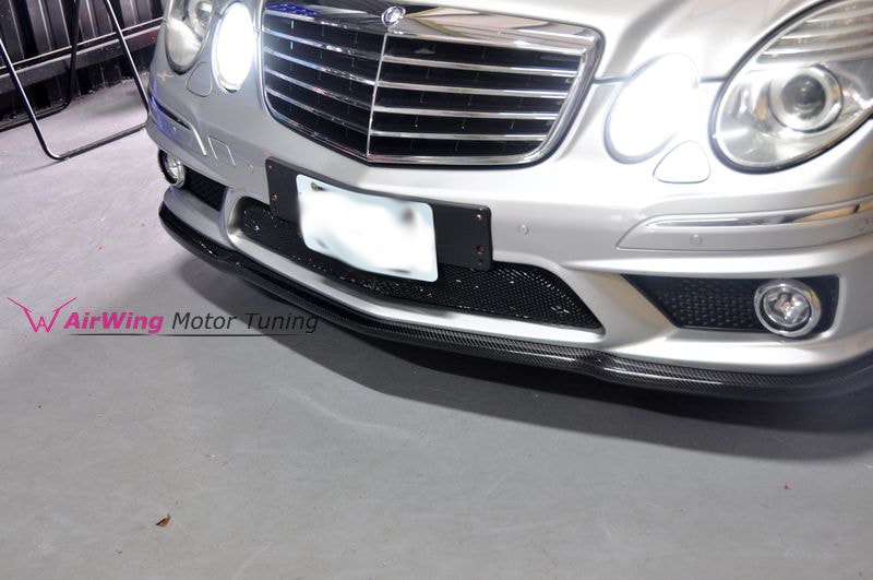AIRWING CO.,LTD. - Products - W211 - CARLSSON style Carbon Front Lip ...