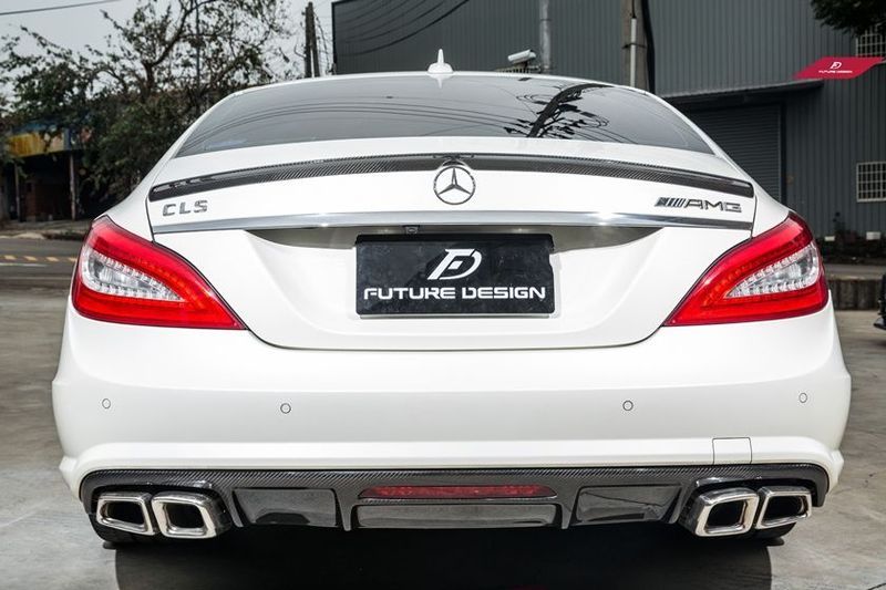 AIRWING CO.,LTD. - Products - W218 – AMG CLS style Carbon Rear Diffuser ...